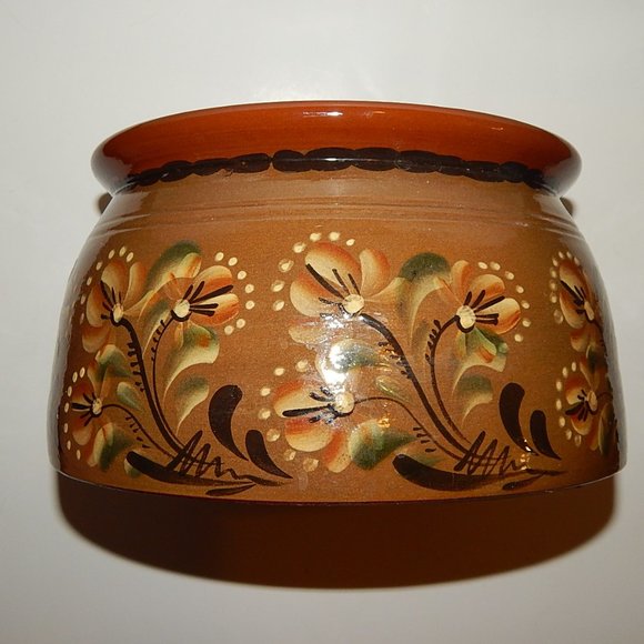 Eldreth Pottery | Kitchen | Eldreth Redware Pottery Large Crock With ...